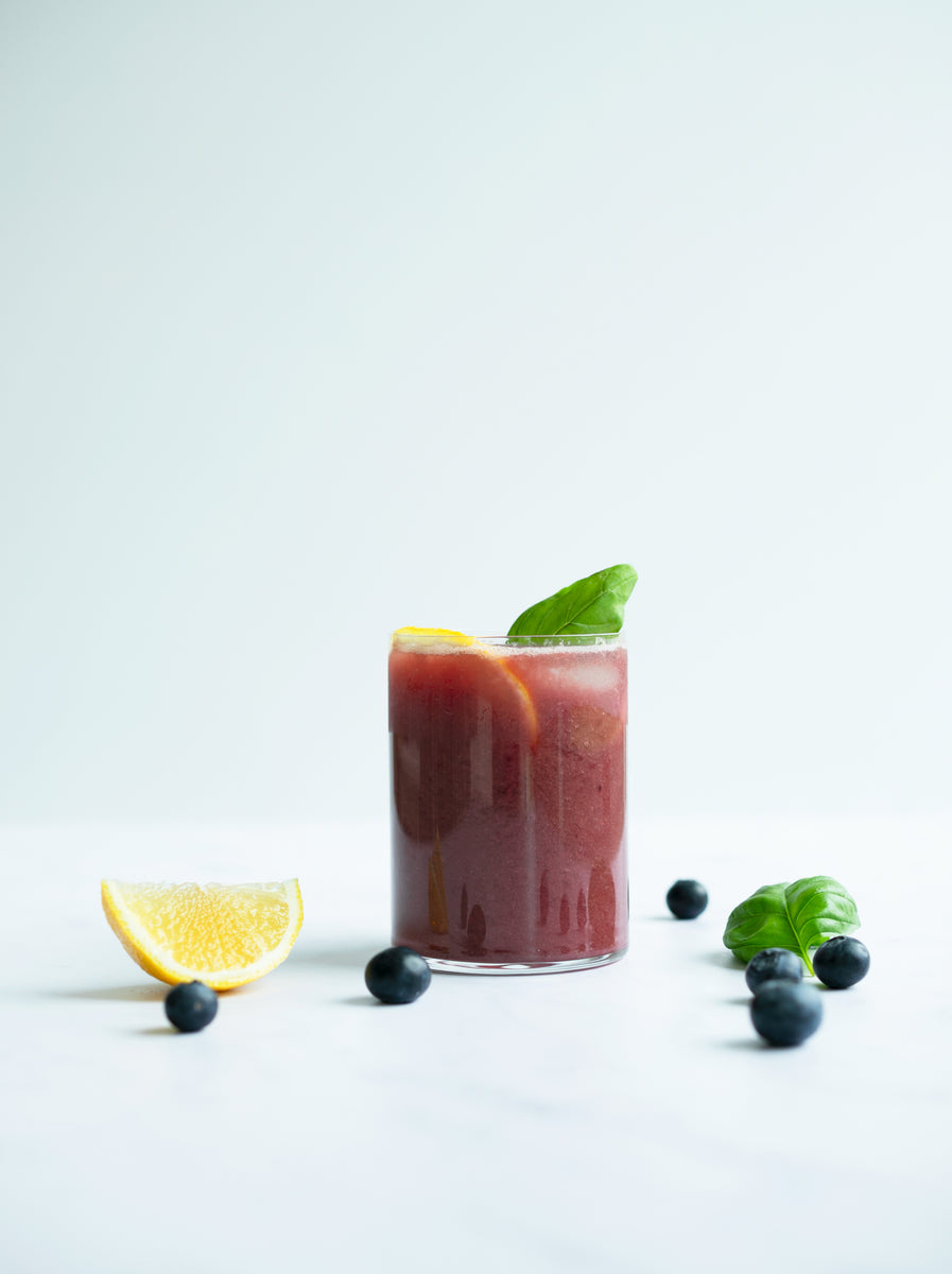 Blueberry Basil Lemonade – Nama